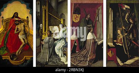 Hugo van der Goes - The Trinity Altarpiece - James III of Scotland ...