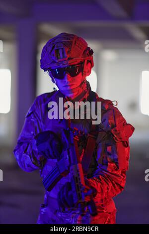 A professional soldier undertakes a perilous mission in an abandoned ...