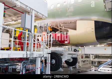 Inauguration of the new Airbus A320-A321 Family final assembly line ...