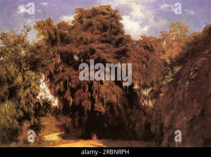 Uno de los grandes Ahuehuetes by Jose Maria Velasco Stock Photo - Alamy