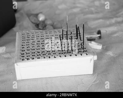 HCT , Hematocrit centrifuge plate with capillary tube , Hematocrit ...