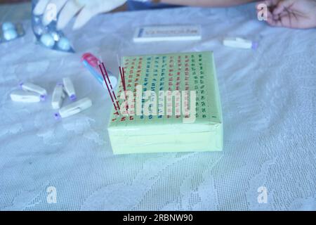 HCT , Hematocrit centrifuge plate with capillary tube , Hematocrit ...