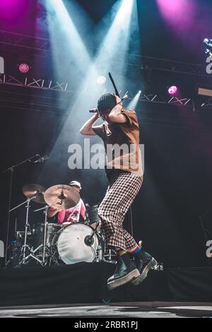 British singer Cavetown (Robin Daniel Skinner) performs live at ...