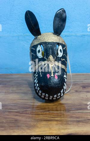 Macho Raton mule mask from tradition street drama El Güegüense ...