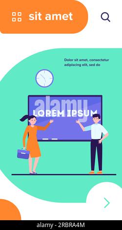 Managers presenting report Stock Vector Image & Art - Alamy