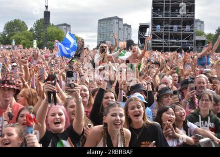 Crowd at TRNSMT 2023 Glasgow Green Glasgow Stock Photo - Alamy