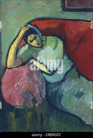 Alexej von Jawlensky – Portrait of Frau Gindus (Bildnis Frau Gindus ...