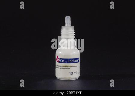 Container of lactase Stock Photo - Alamy