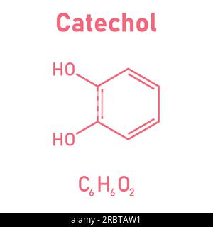 Chemical structure of Catechol (C6H6O2). Chemical resources for ...