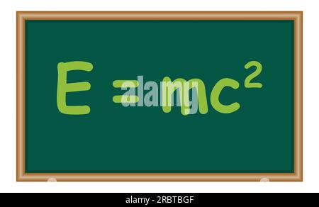 Energy, mass and speed of light equation. EMC formula. Mass and energy ...