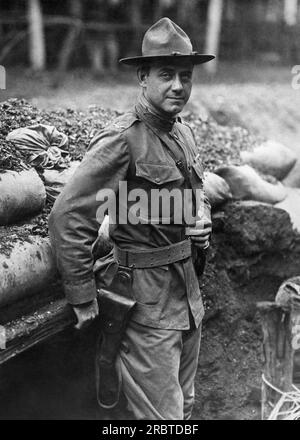 United States: c. 1917. A portrait of Col. William Hayward and noted ...