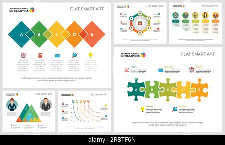 Colorful infograph charts set Stock Vector Image & Art - Alamy