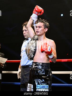 Yuni Takada won the Japanese Minimum weight title boxing bout at ...