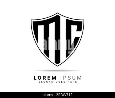 MC triangle monogram logo design ideas, creative initial letter logo ...