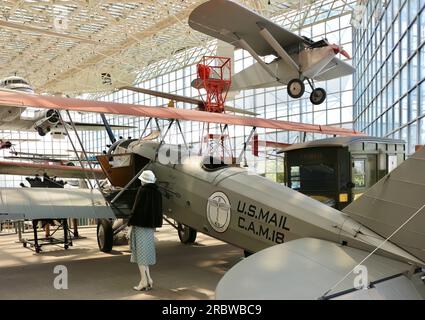 Boeing Model 40B Reproduction mail plane in the Great Gallery The ...