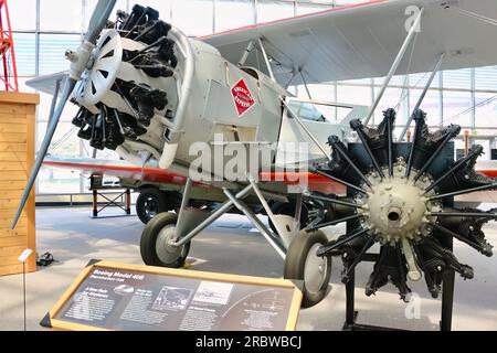 Boeing Model 40B Reproduction mail plane in the Great Gallery The ...