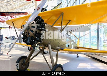 Boeing 100/P-12/F4B 1928 P12 fighter biplane The Museum of Flight ...