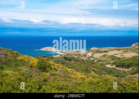 Promontory of Capo Pecora, Arbus, Sardinia, Italy, Europe Stock Photo ...