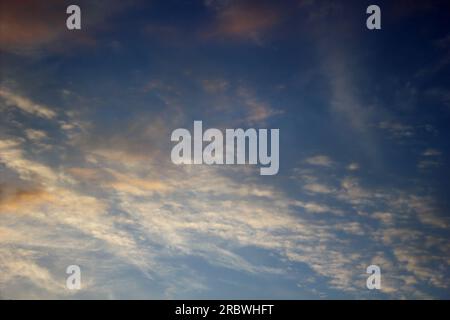 Different impressive and colorful clouds in the morning Stock Photo - Alamy