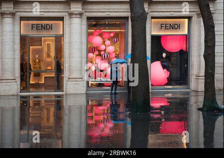 Palazzo Fendi, Largo Carlo Goldoni, Rome, Lazio, Italy, Europe Stock ...