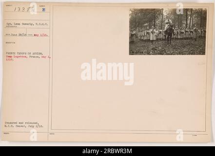 Sgt. Leon Caverly of the American military is captured in this ...