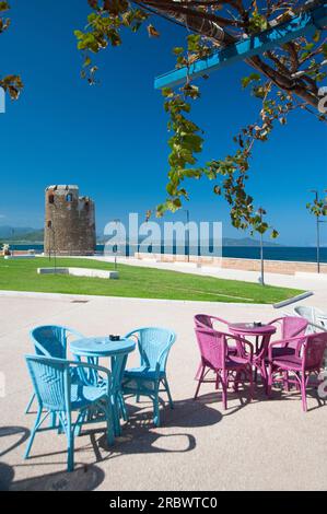 Siniscola, Sardinia, Italy. Santa Lucia church Stock Photo - Alamy