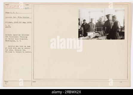 Photograph of a wounded American soldier, receiving first-aid treatment ...