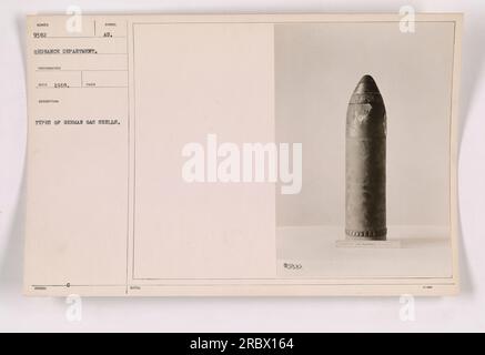 Photograph taken in 1918 by the Ordnance Department, depicting ...