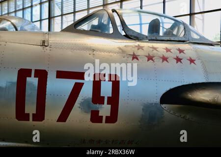 Mikoyan-Gurevich MiG-15bis Chinese Modified jet fighter in the Great ...