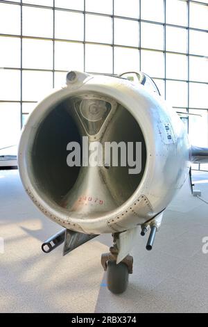 Mikoyan-Gurevich MiG-15bis Chinese Modified jet fighter in the Great ...