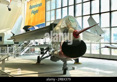US navy Vought (XF-8A) XF8U-1 Crusader 899 prototype jet fighterThe ...
