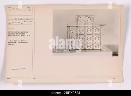 Photograph taken in 1918 by the Ordnance Department, depicting ...