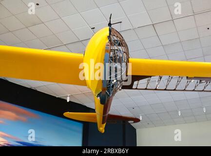 Pratt-Read PR-G1 Glider with half cutaway to show construction The ...