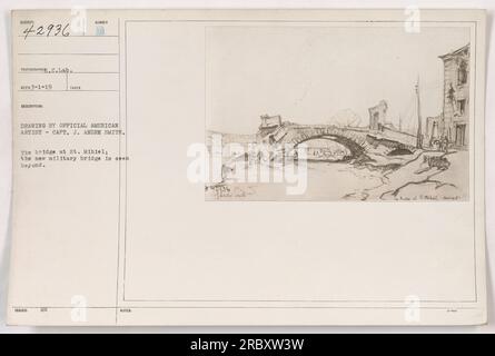 Official American artist Capt. J. Andre Smith's drawing titled "Lame ...