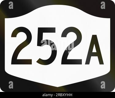 US state route shield New York Stock Photo - Alamy