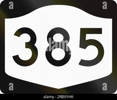 US state route shield New York Stock Photo - Alamy