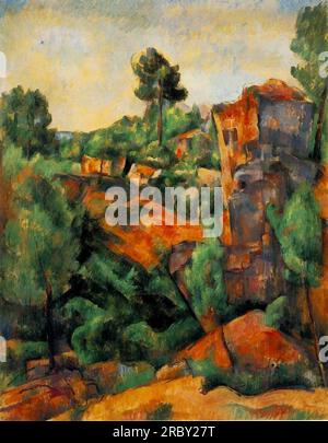 Bibemus Quarry 1898 by Paul Cezanne Stock Photo - Alamy
