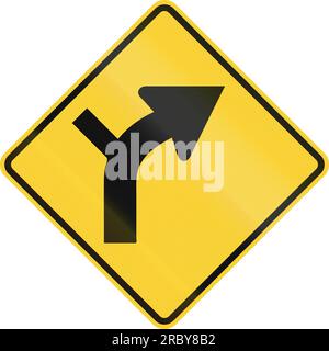 US road warning sign: Intersection ahead Stock Photo - Alamy