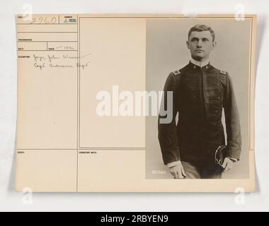 In this photograph taken by the Ordnance Department in 1918, a series ...