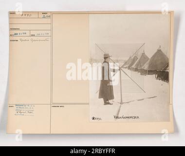 Image showing a radio-goniometer, a device used for radio direction ...