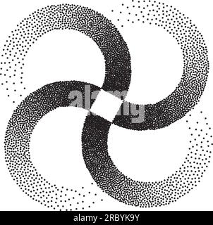 Infinity stipple shape isolated on white Stock Vector Image & Art - Alamy