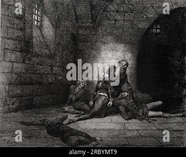 The Inferno, Canto 33 by Gustave Dore Stock Photo - Alamy