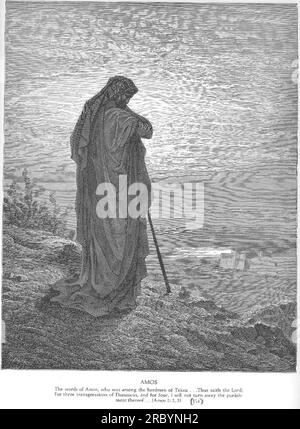 Gustave Doré - Prophet Amos Stock Photo - Alamy