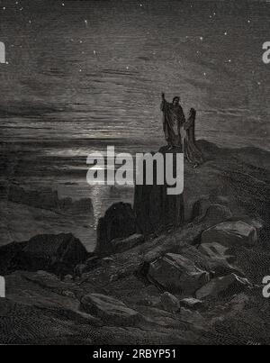 The Inferno, Canto 34 by Gustave Dore Stock Photo - Alamy