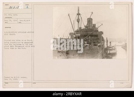 Lt. Geo. H. Lyon photographs the arrival of the cruiser St. Louis at ...