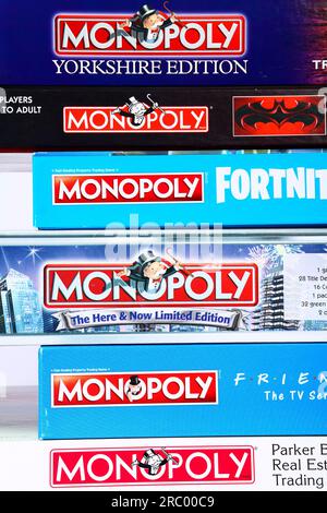 Collection of Monopoly collectable board games Stock Photo - Alamy