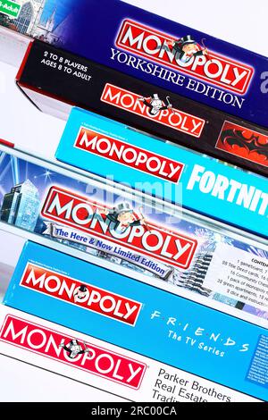 Collection of Monopoly collectable board games Stock Photo - Alamy