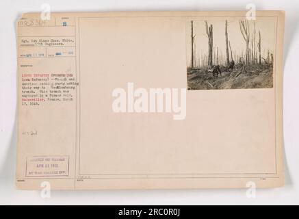 American soldiers from the 168th Regiment of the Infantry, previously ...
