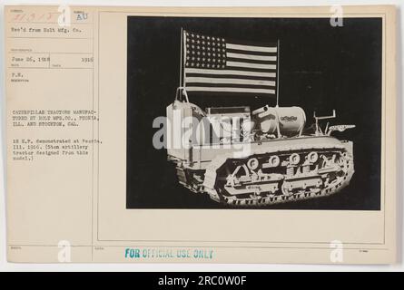 Caterpillar tractors manufactured by Holt Mfg. Co., Peoria, IL and ...