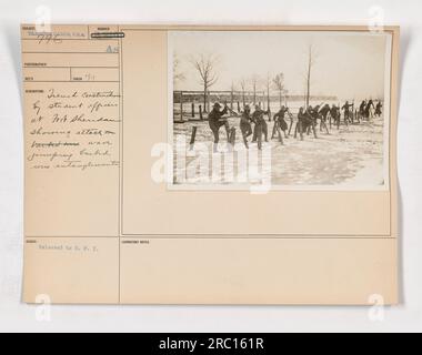 Trench construction at student officers' training camp, Fort Sheridan ...